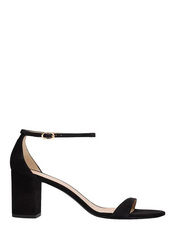 STUART WEITZMAN Nudist Suede Ankle-strap Sandals - Hazel