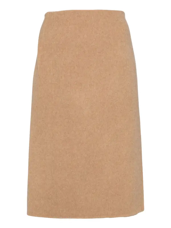SYSTEM Wrapped Skirt - Brown
