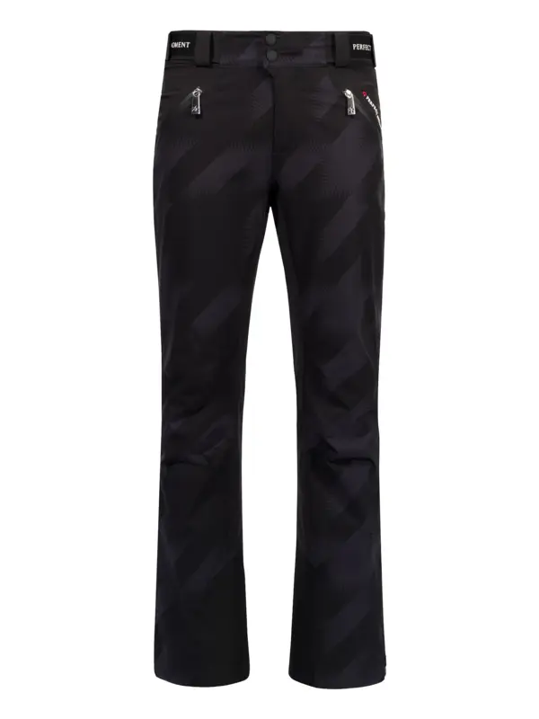 Perfect Moment Chamonix Ski Pant - Black-houndstooth