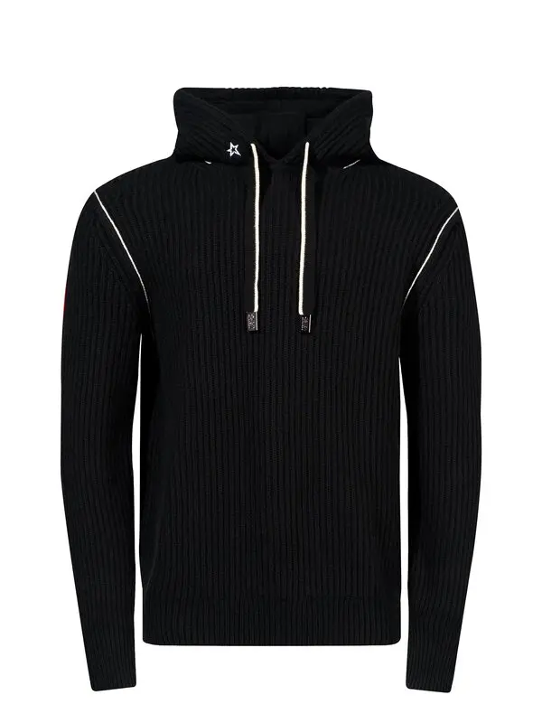 Perfect Moment Kai Knitted Hoodie - Black