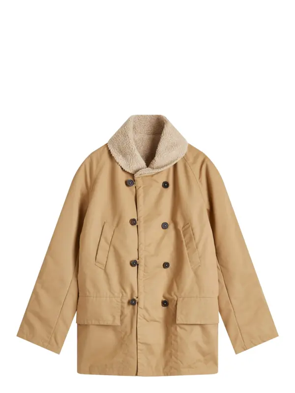 Universal Works Reversible Mackinaw Jacket - Sand