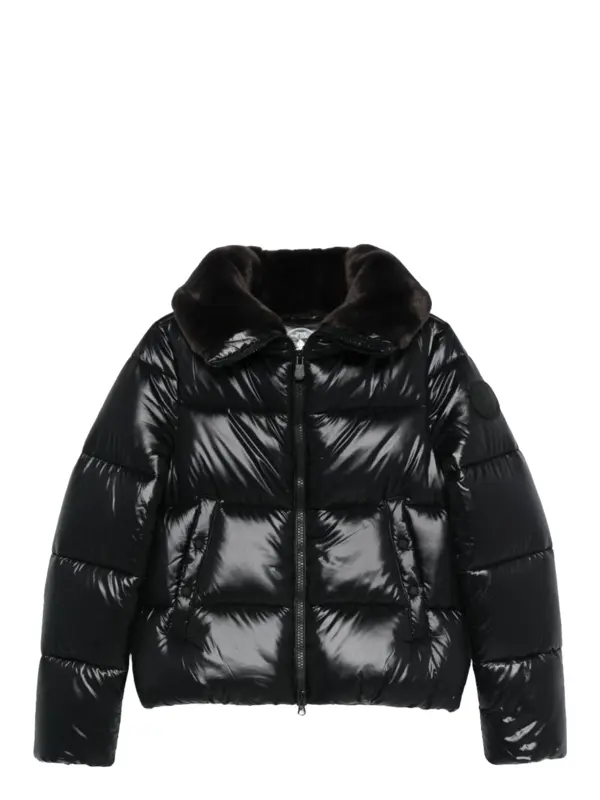 SAVE THE DUCK Quilted Puffer Jacket - Black
