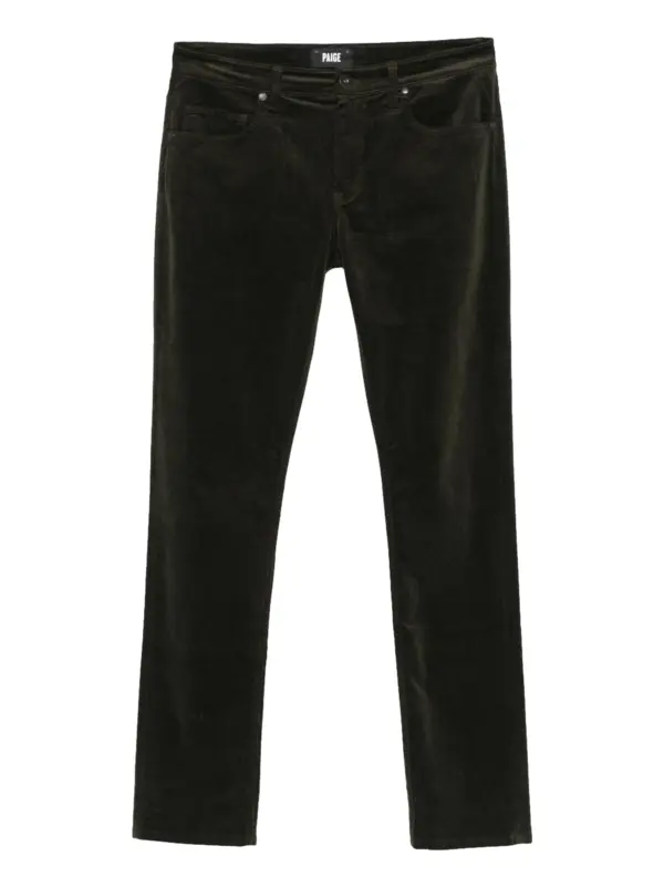 Paige Lennox Corduroy Trousers - Green