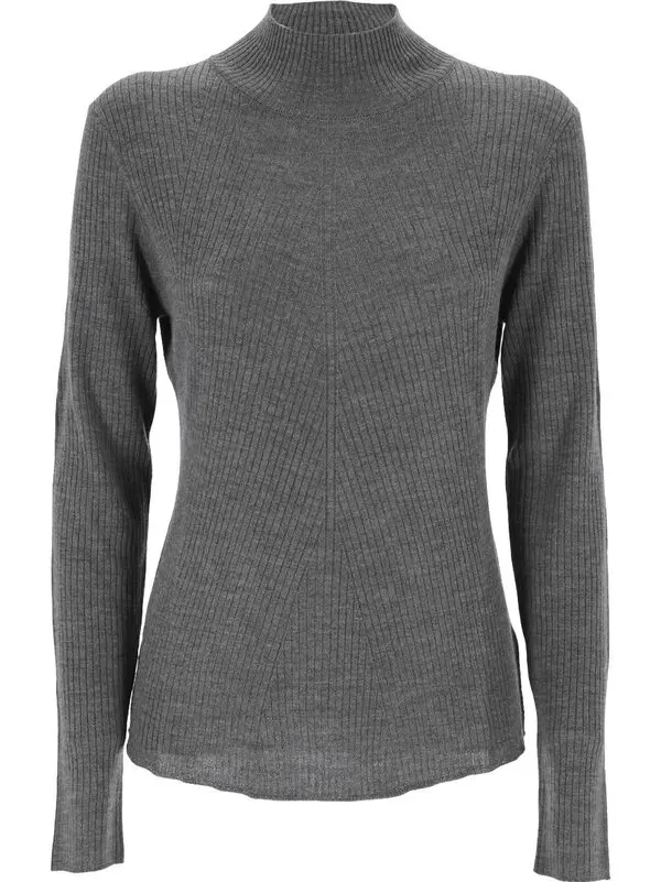 Hemisphere Turtleneck Long Sleeve Sweater - Multicolor