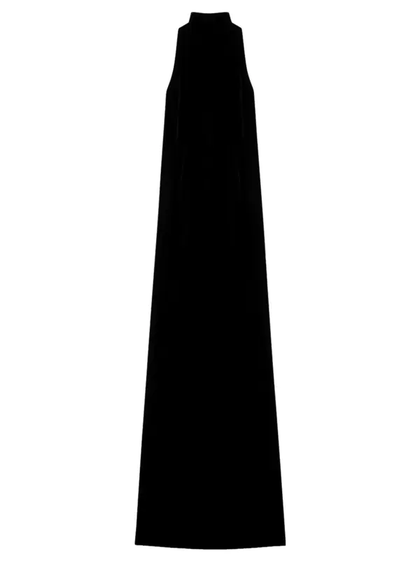 Max Mara Long Velvet Dress - Yellow