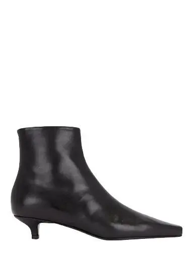 TOTÊME The Slim Ankle Boot - Black