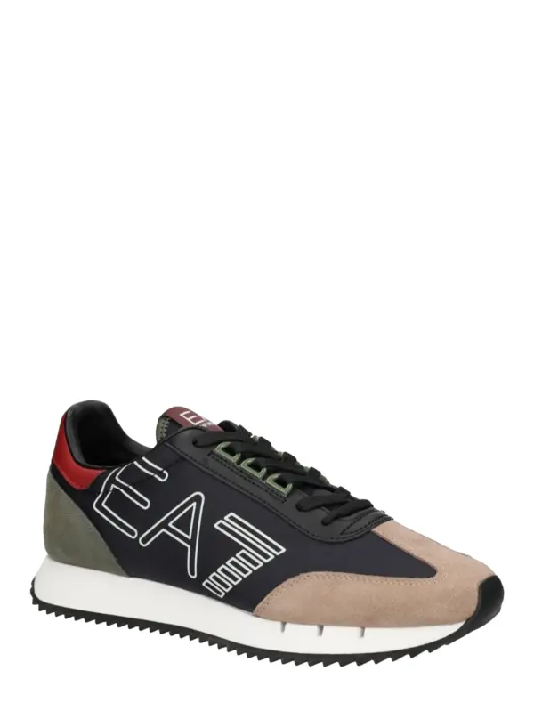 Emporio Armani Logo Sneakers - Black