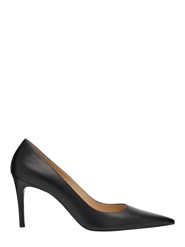 STUART WEITZMAN Power 85 Leather Pumps - Black