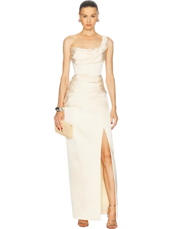 Rachel Gilbert Duke Gown - Butter