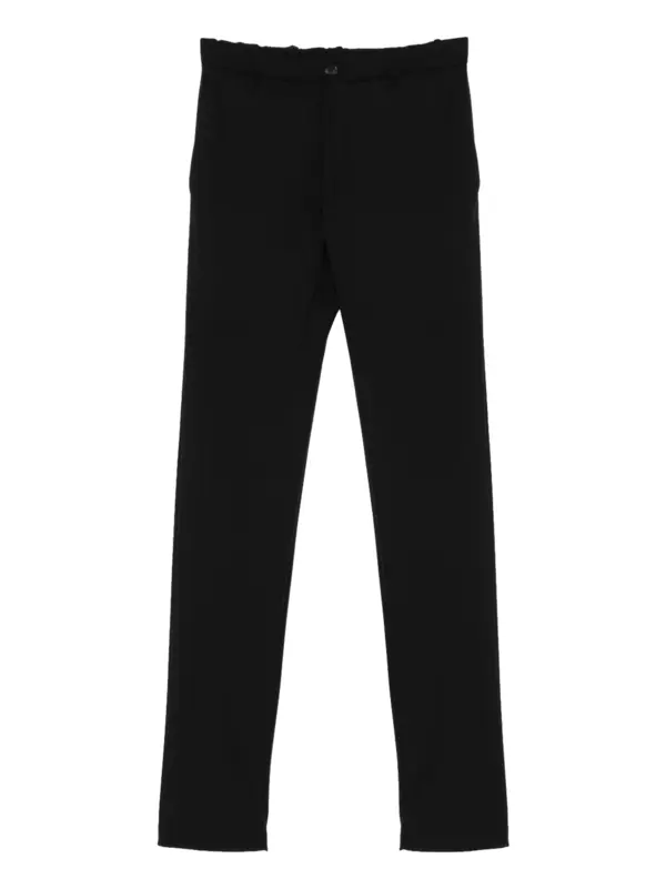 Incotex Pressed-crease Trousers - Black