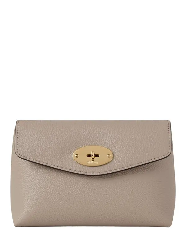 Mulberry Leather Darley Cosmetic Pouch - Neutral