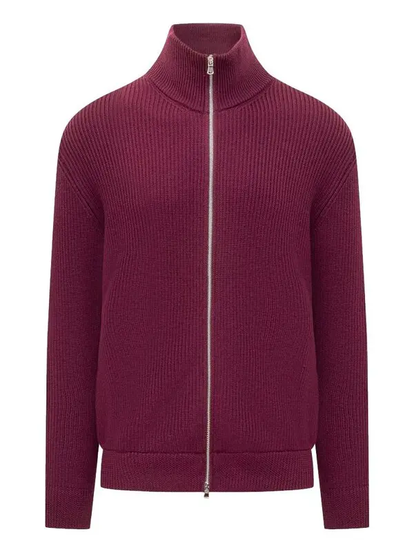 SEVEN GAUGE Merino Jersey Sweater - Purple
