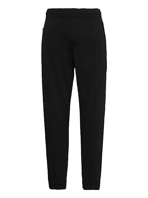 Orlebar Brown Struma Tapered-leg Wool-jersey Jogging Bottoms - Black
