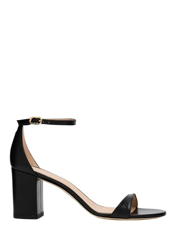 STUART WEITZMAN Nudist 75mm Block Sandals - Cream