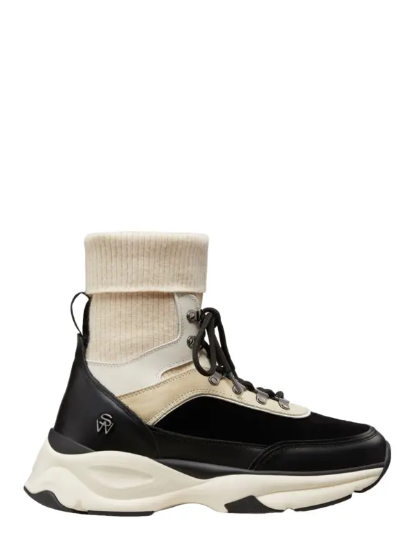 STUART WEITZMAN Hiker Sneakers - Black