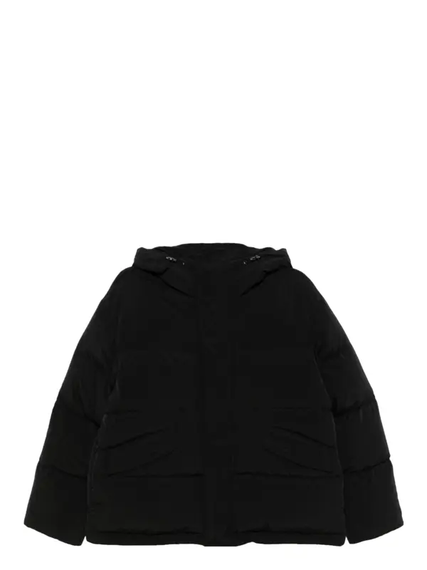 DUNST Hooded Puffer Jacket - Black