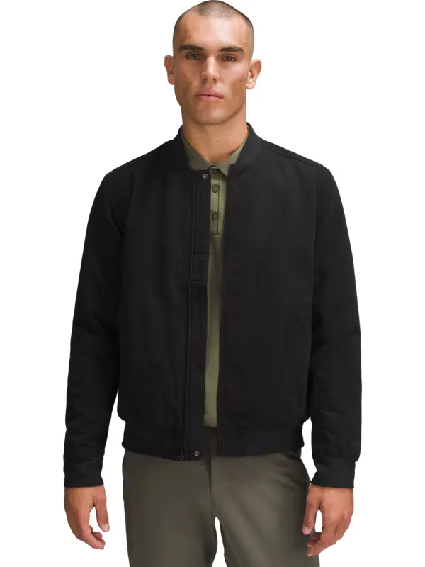 Lululemon Switch Over Reversible Bomber Jacket - Black