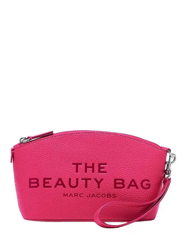 Marc Jacobs Leather Beauty Bag - Raspberry