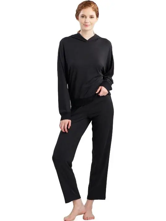 Natori Eden Everywhere Hoodie - Black