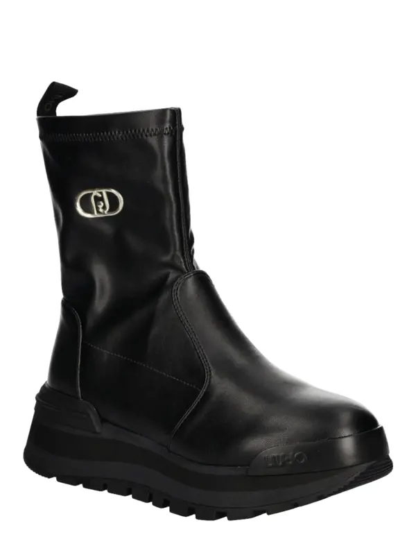 Liu Jo Logo Boots - Black