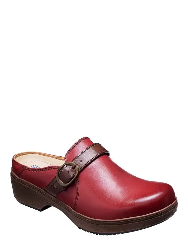 Samuel Hubbard Cascade Clogs - Red Leather