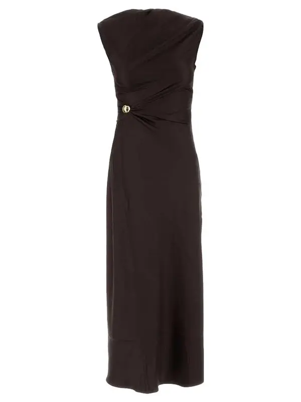 LOULOU STUDIO Roan Dress - Brown