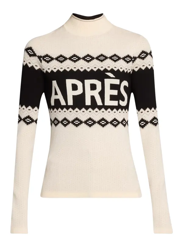 ALP N ROCK Aurora Ii Mock-neck Sweater - Ivory