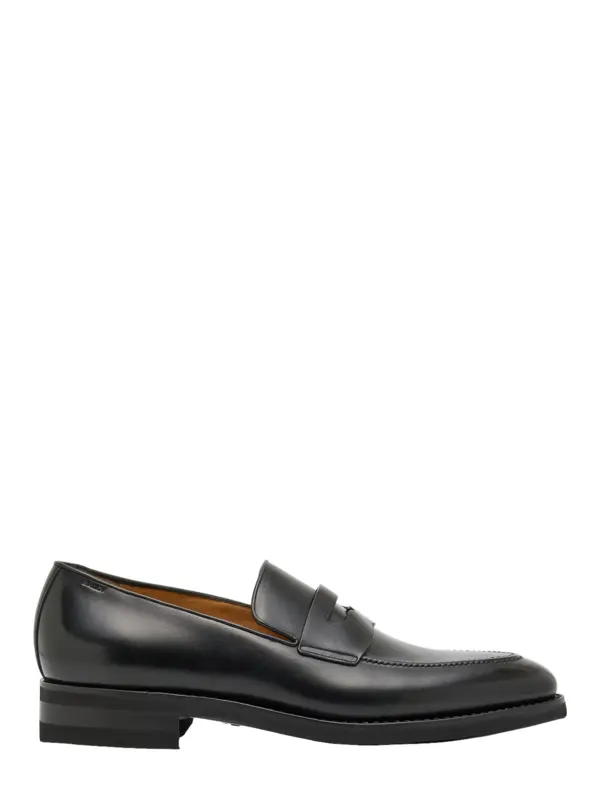 Bally Samius Leather Penny Loafers - Black