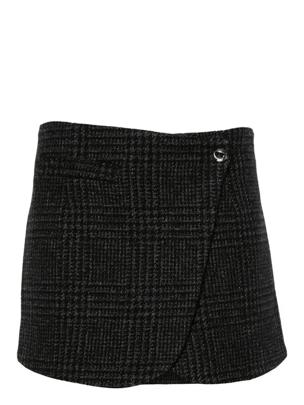 Coperni Prince Of Wales Checked Mini Skirt - Multicolor