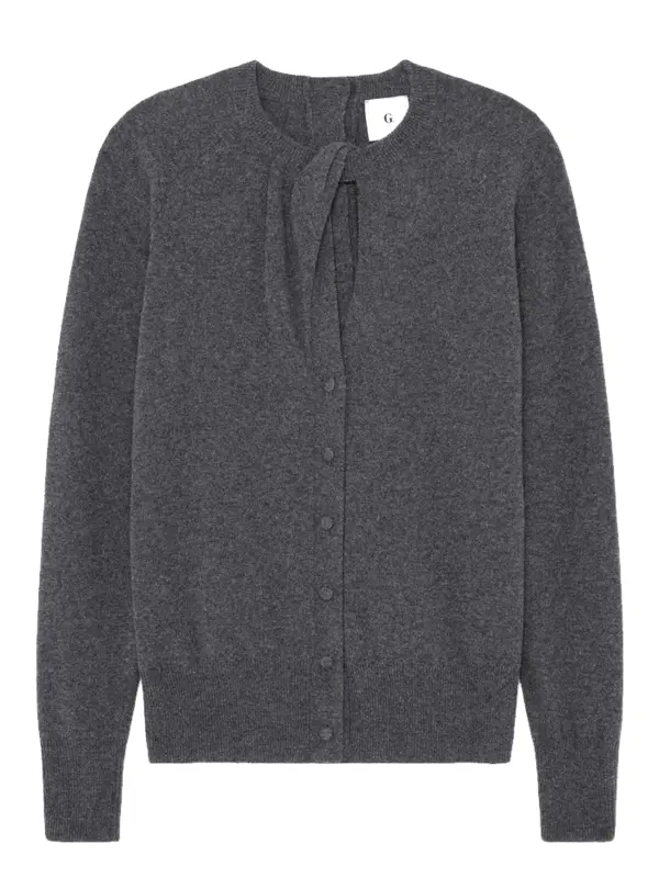 G. LABEL BY GOOP Detail Cardigan - Charcoal