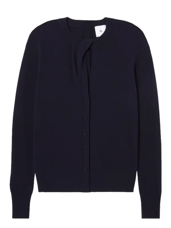 G. LABEL BY GOOP Detail Cardigan - Navy