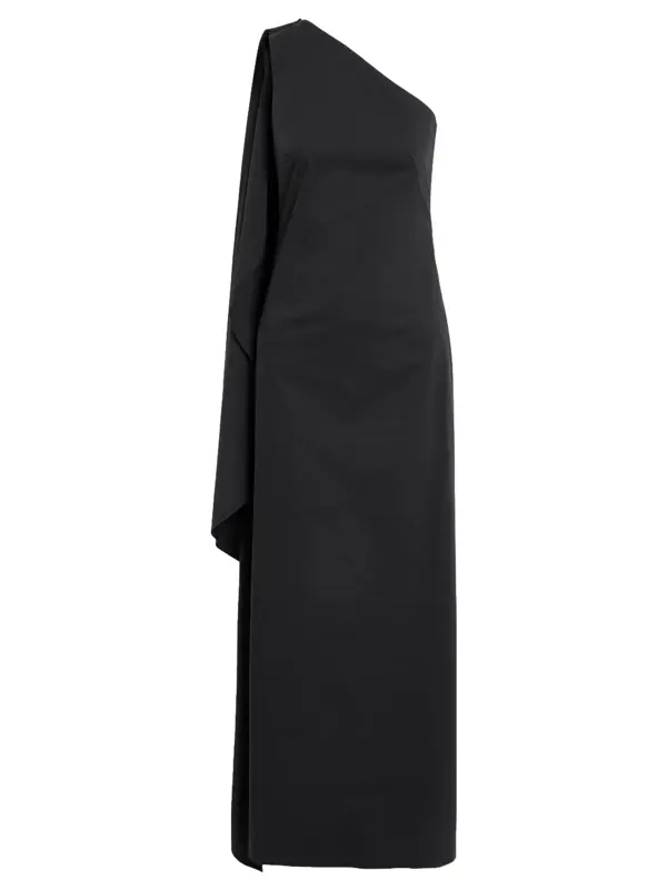 SIMONMILLER Dune One-shoulder Maxi Dress - Black