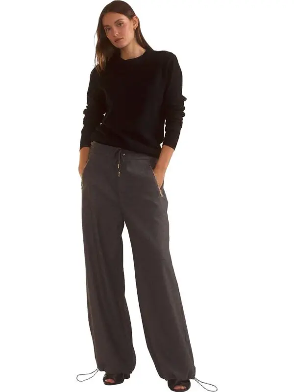 Cynthia Rowley Elea Wool Cashmere Sweater - Black