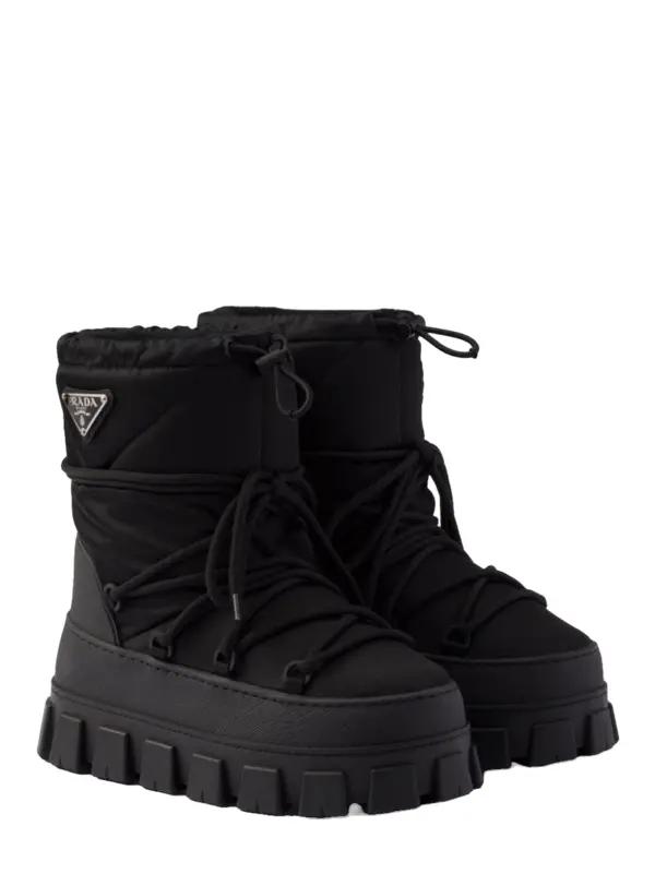 Prada Re-nylon Boots - Black