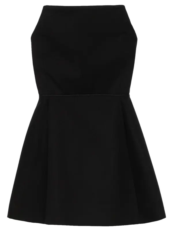 IOANA CIOLACU Corset-style Mini Dress - Black