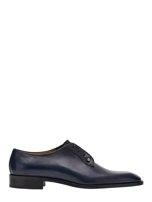 CHRISTIAN LOUBOUTIN Chambeliss Leather Derby Shoes - Marine