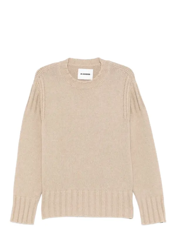 JIL SANDER Cashmere Sweater - Neutrals