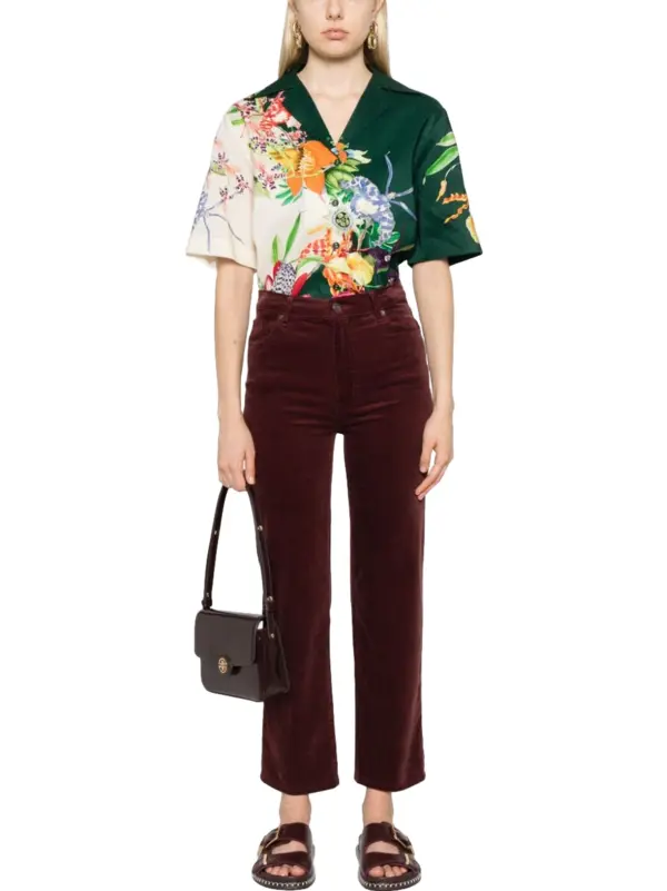 FRAME Corduroy Trousers - Red