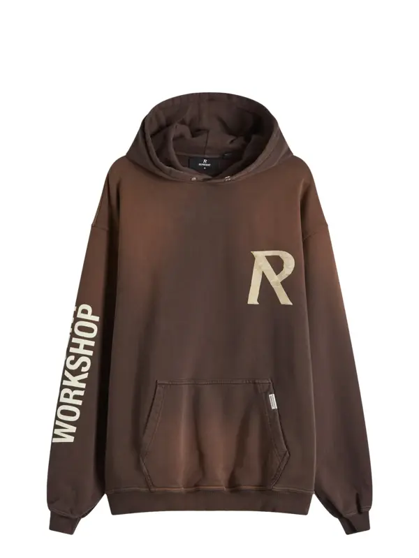 REPRESENT Masking Tape Initial Hoodie - Cedar