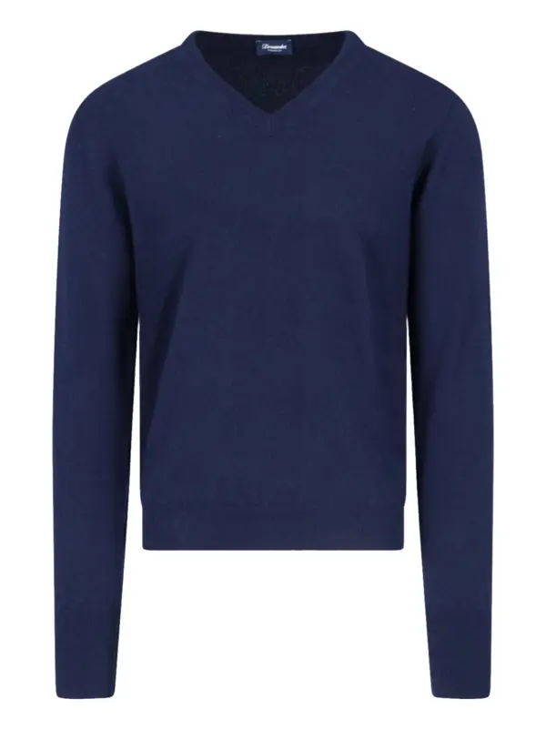 DRUMOHR V-neck Sweater - Blue