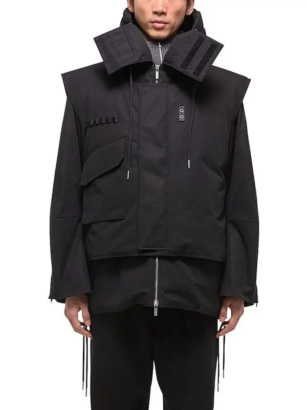 Helmut Lang Artic Double Puffer Jacket - Black