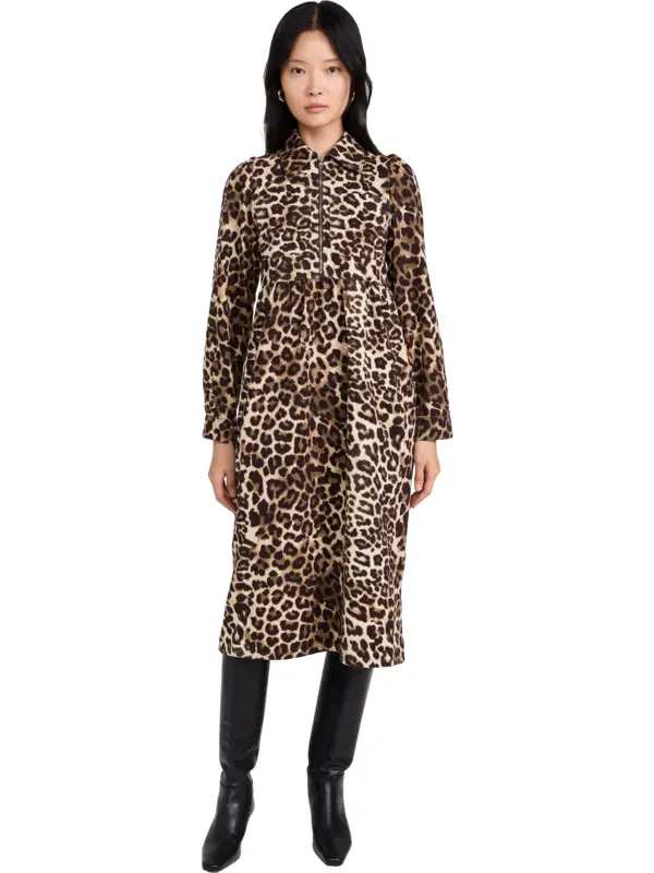 ALIGNE Gabrielle Print Dress - Leopard