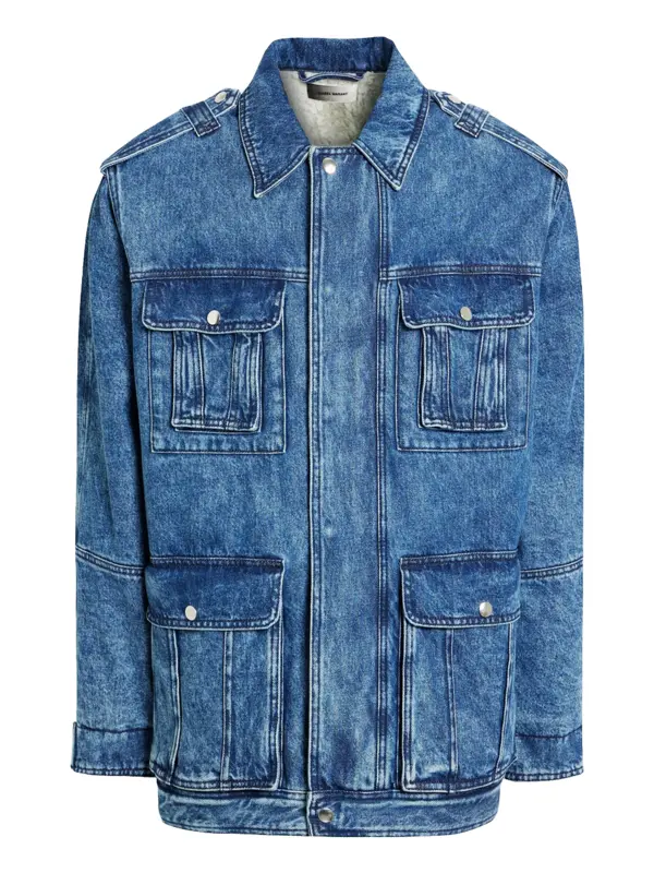 Isabel Marant Joltao Denim Jacket - Mid Denim