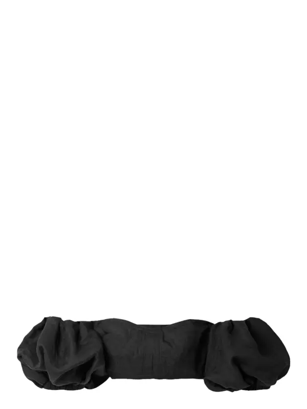 Isabel Marant Jenita Cropped Off-the-shoulder Ramie Top - Black