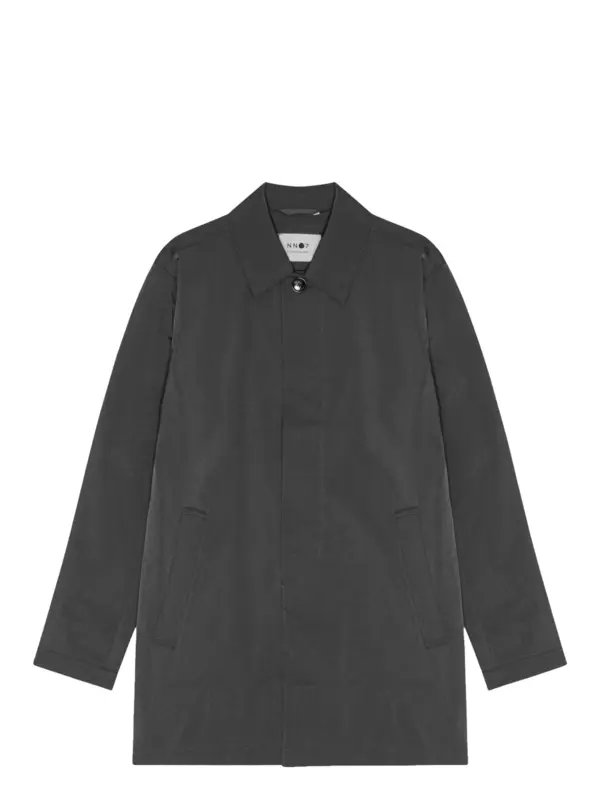 Nn07 Kim Single-breasted Coat - Grey