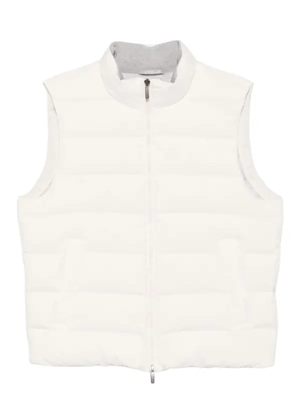 Peserico Down Gilet - White