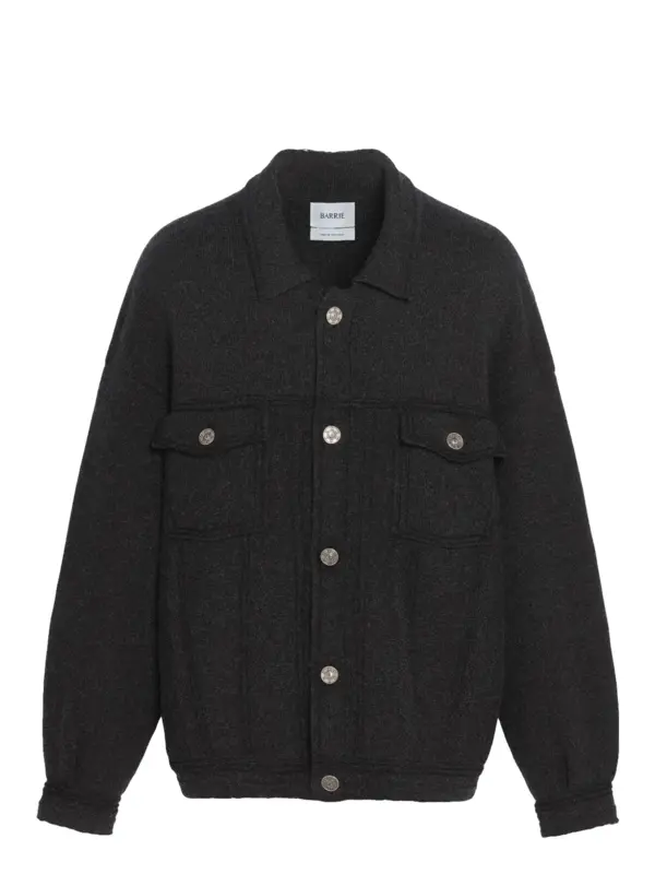 BARRIE Oversized Denim Jacket - Black