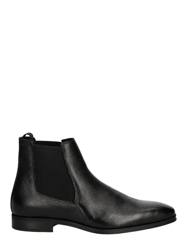 Hugo Boss Leather Chelsea Boots - Black