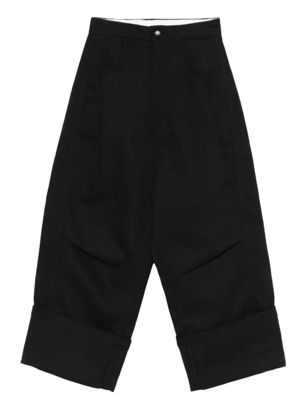 ADER ERROR Cropped Trousers - Black