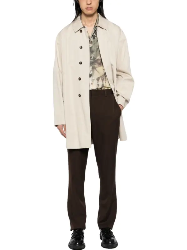 Paul Smith Gabardine-weave Trousers - Brown